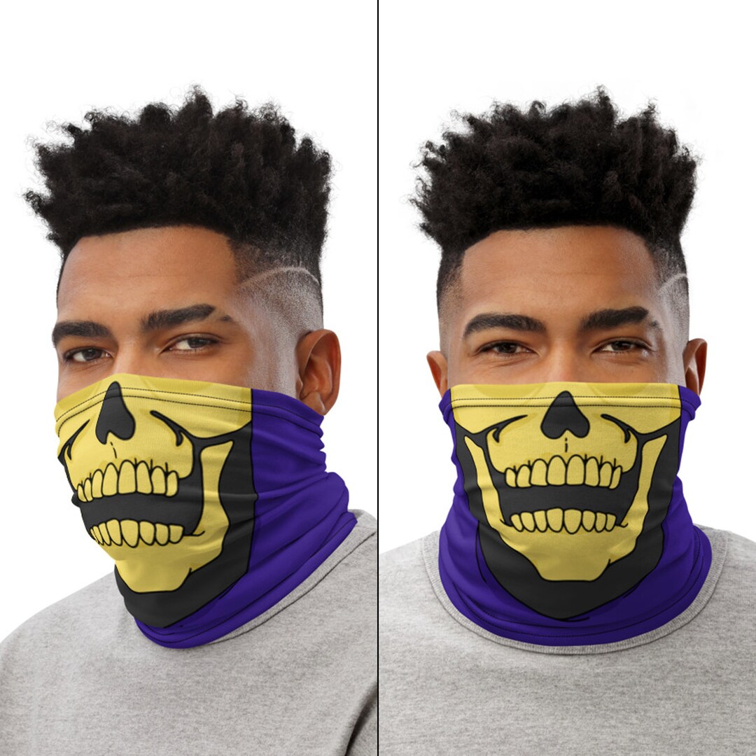 SKELETOR Neck Gaiter Face Mask • He-man Masters of the Universe MOTU ...