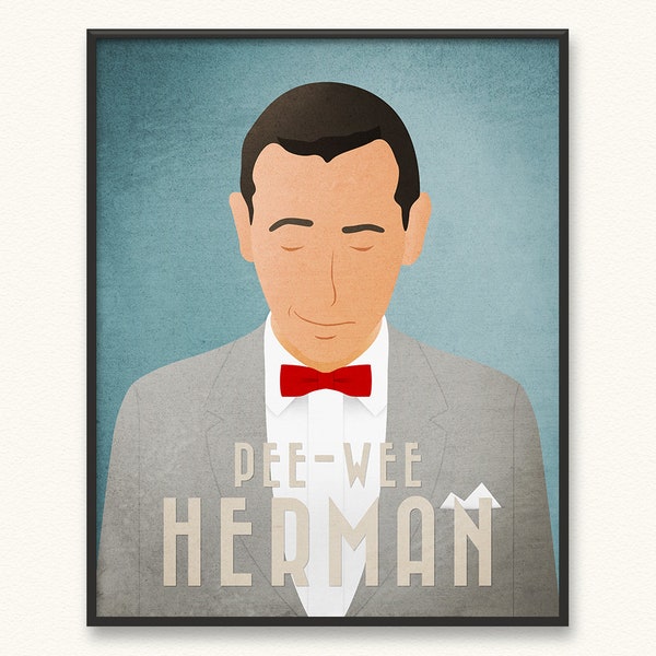 Pee Wee Herman - Etsy