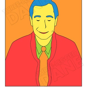 Coloring Page • Mister Rogers • Instant PDF Digital Download ...