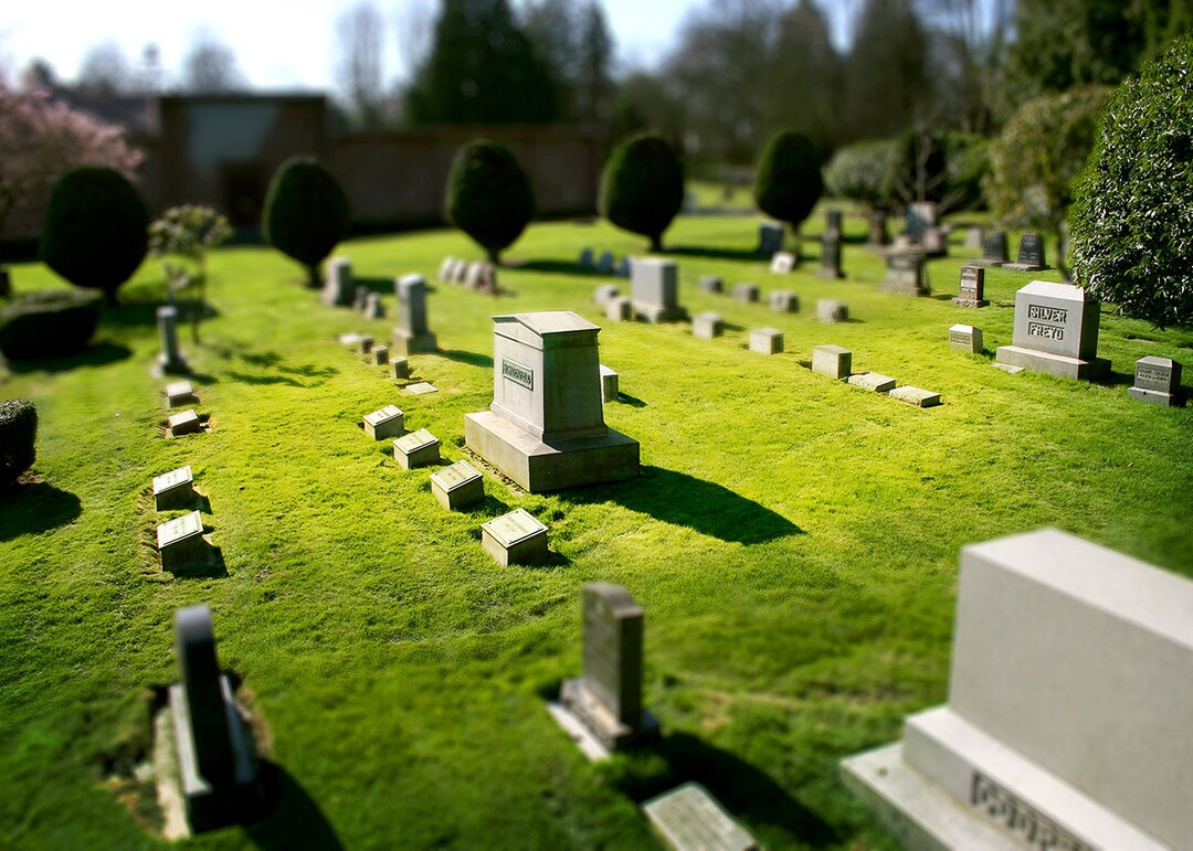 Miniature Cemetery 1 Giclée Art Print Tilt-shift Photography Mini - Etsy