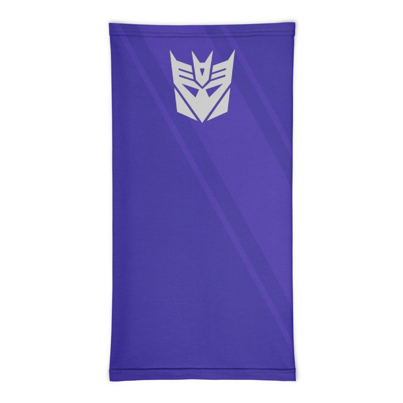 Transformers Decepticon Neck Gaiter Face Mask Choose Color - Etsy