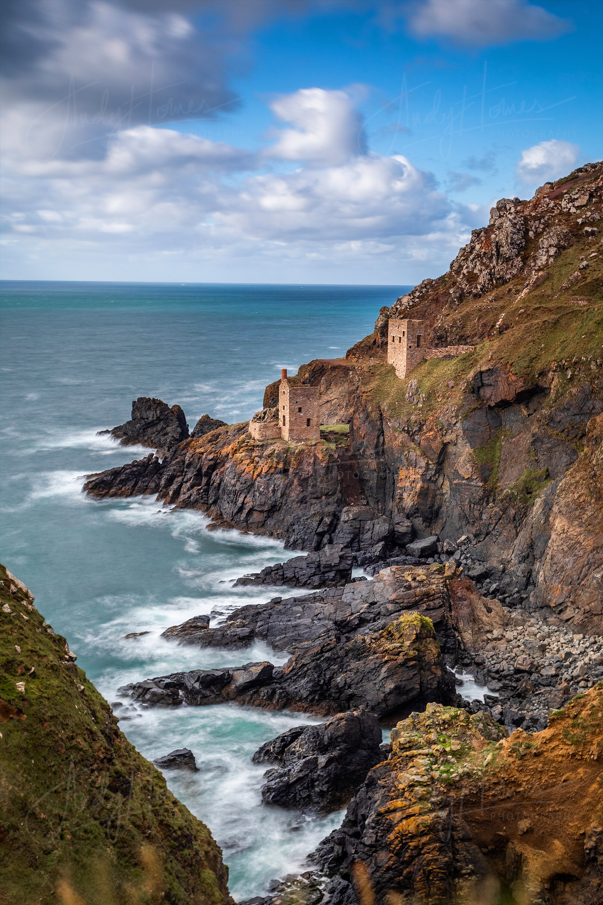 Botallack Mine Crown Engine Houses Cornwall Wall Art - Etsy