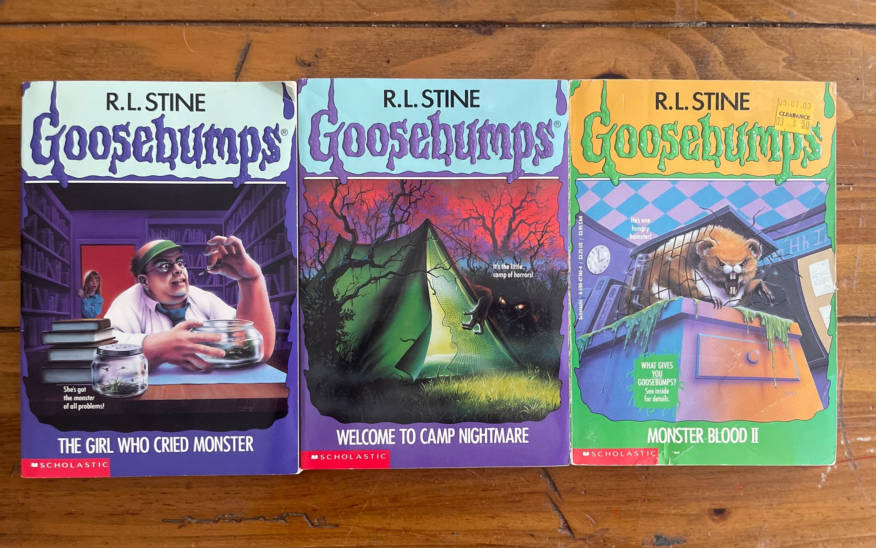 Goosebumps / R.L. Stine / Vintage Horror / Mystery Books / - Etsy