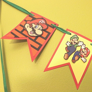 Mario Bros Banner - Etsy
