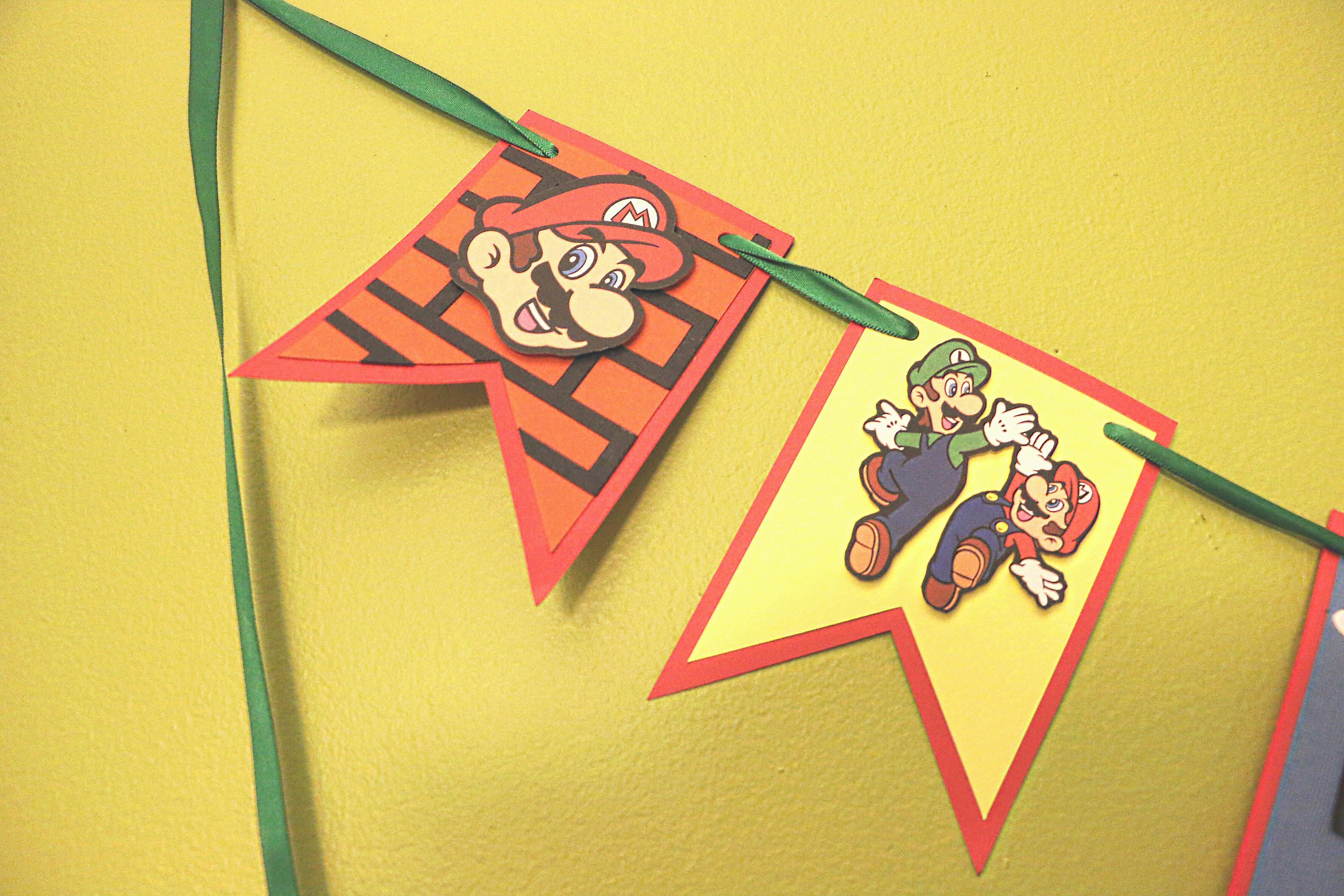 Mario Bros Banner - Etsy