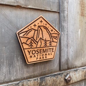 Yosemite National Park - Half Dome Magnet - Etsy