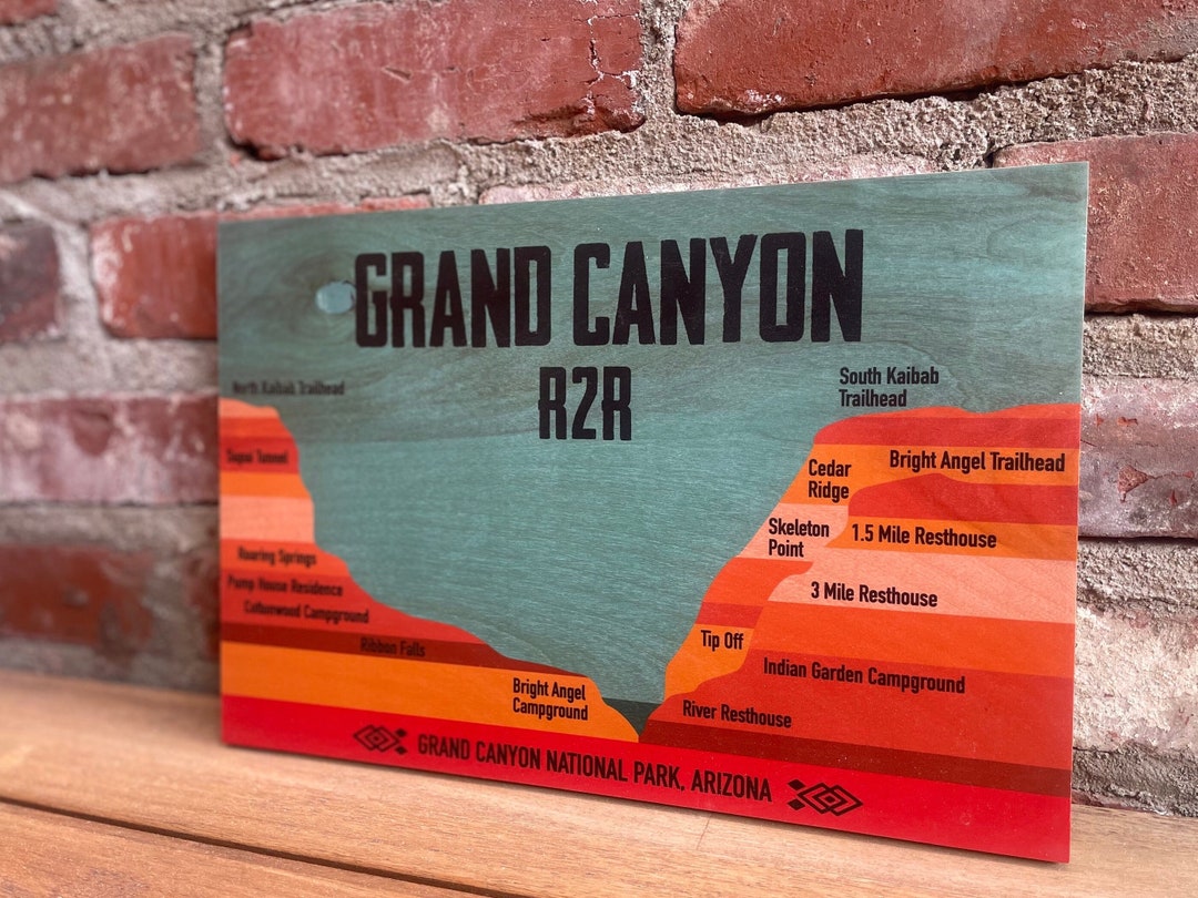 Grand Canyon R2R Wood Print - Etsy