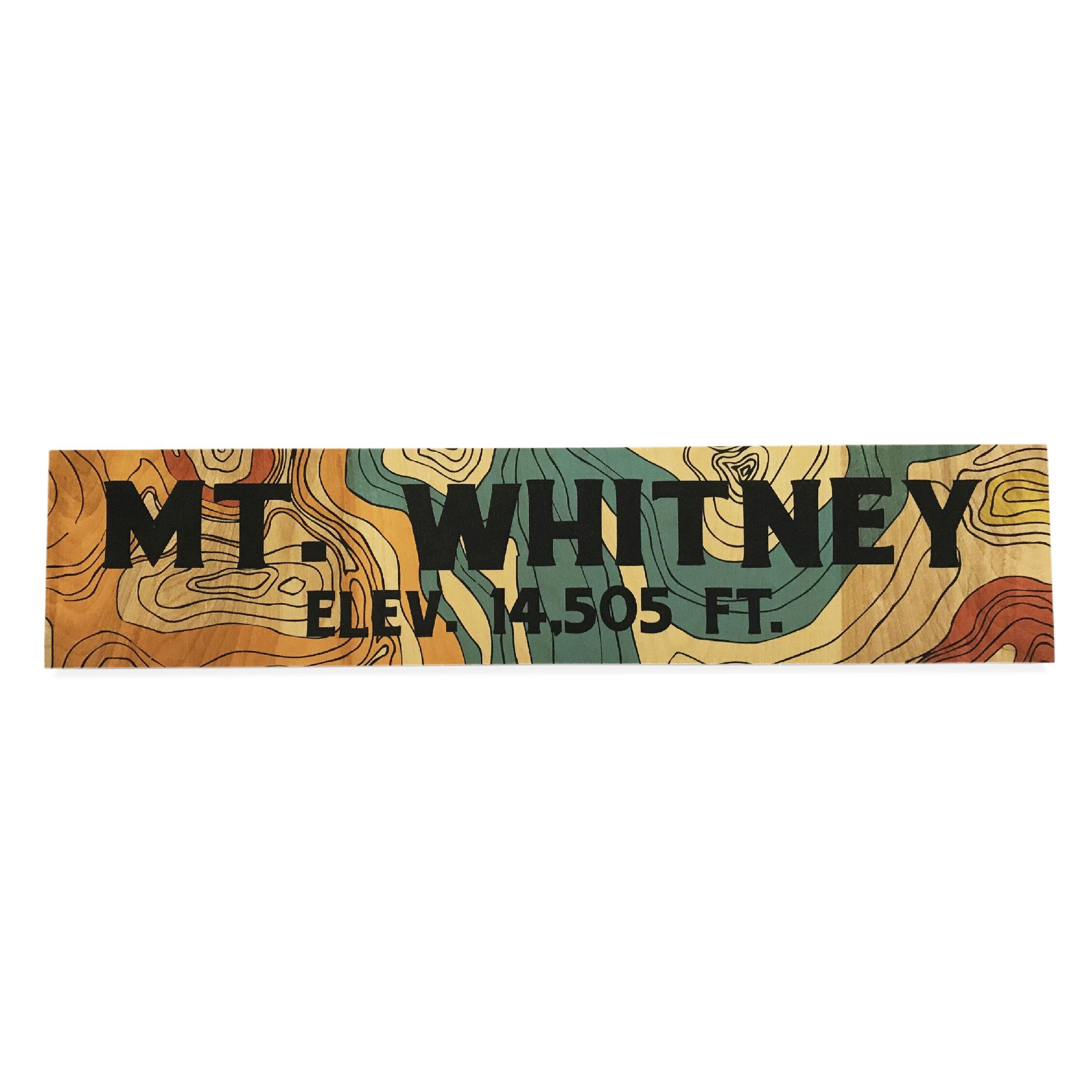 Mt. Whitney Summit Sign - Etsy