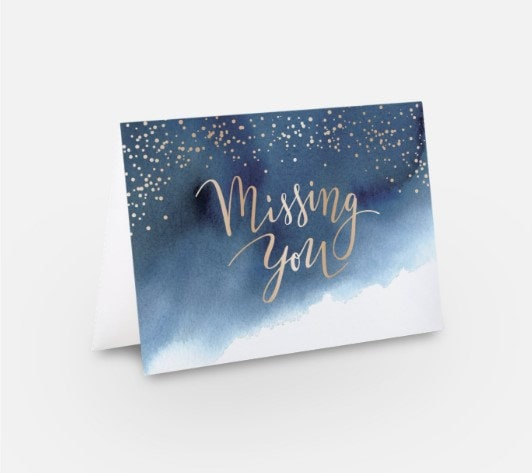 Missing You Card for Boyfriend, Long Distance Card Girlfriend, I Miss Your Face Card for Him ...