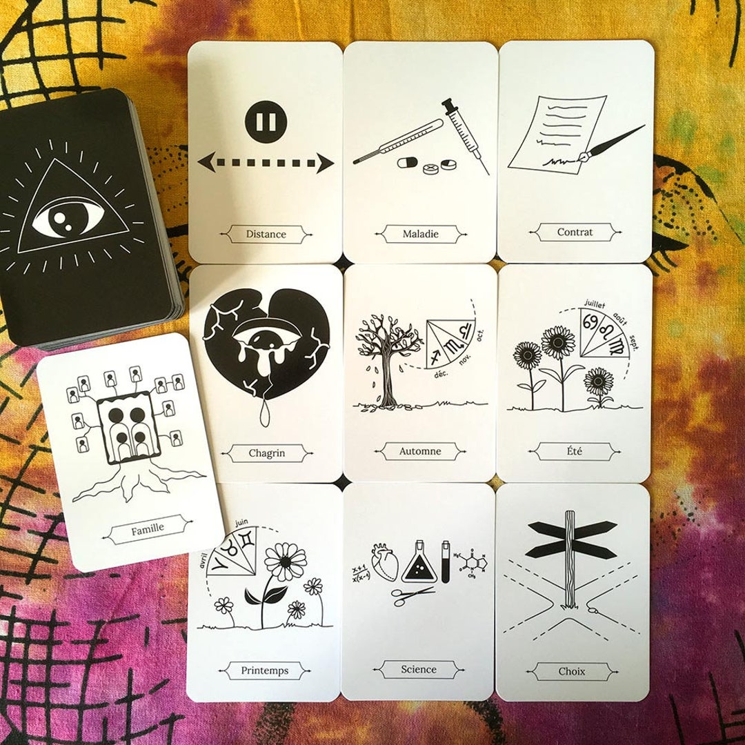 Oracle Simplifié - jeu de 75 cartes + 3 cartes explicatives, jeu ...