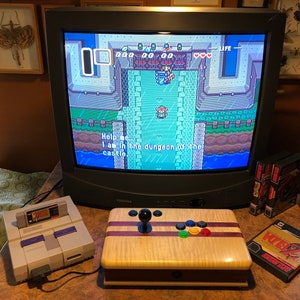 Arcade Fightstick Controller for SNES and Analogue Super Nt - Etsy