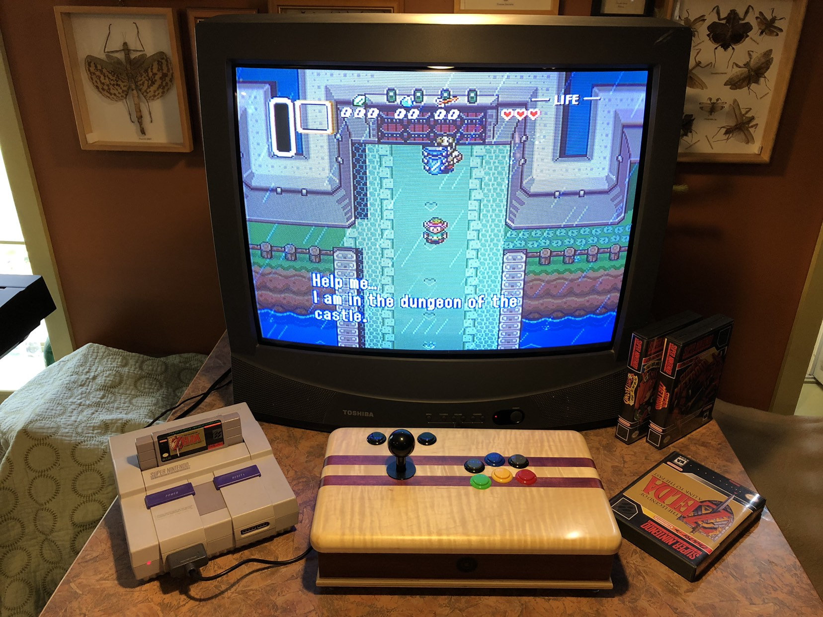 Arcade Fightstick Controller for SNES and Analogue Super Nt - Etsy