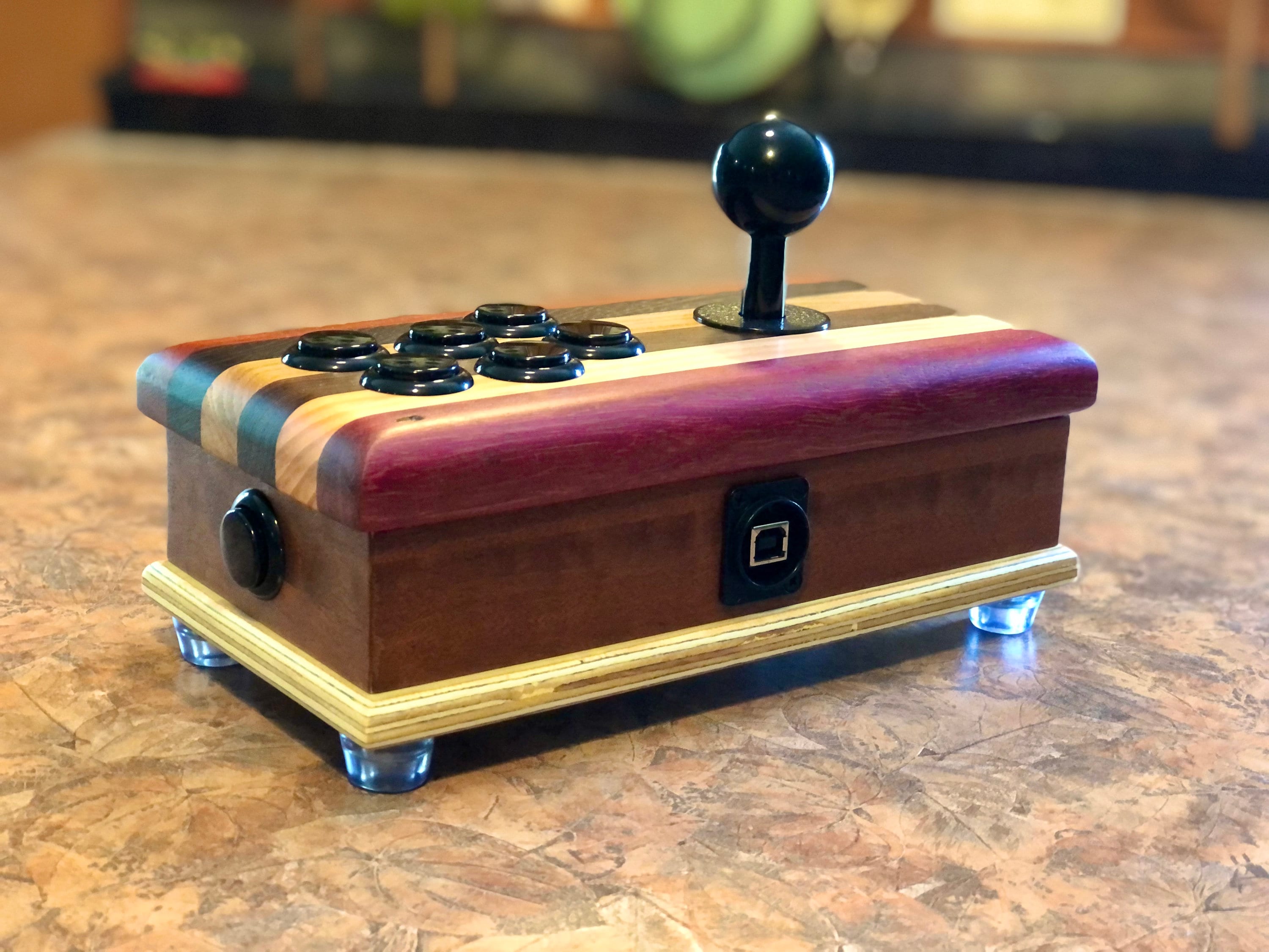 Mini Arcade Fightstick Controller for Pc/mister - Etsy