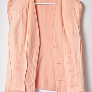 Peach Fuzz Jacket 90s, Vintage Light Short Jacket, Minimalist Peach ...