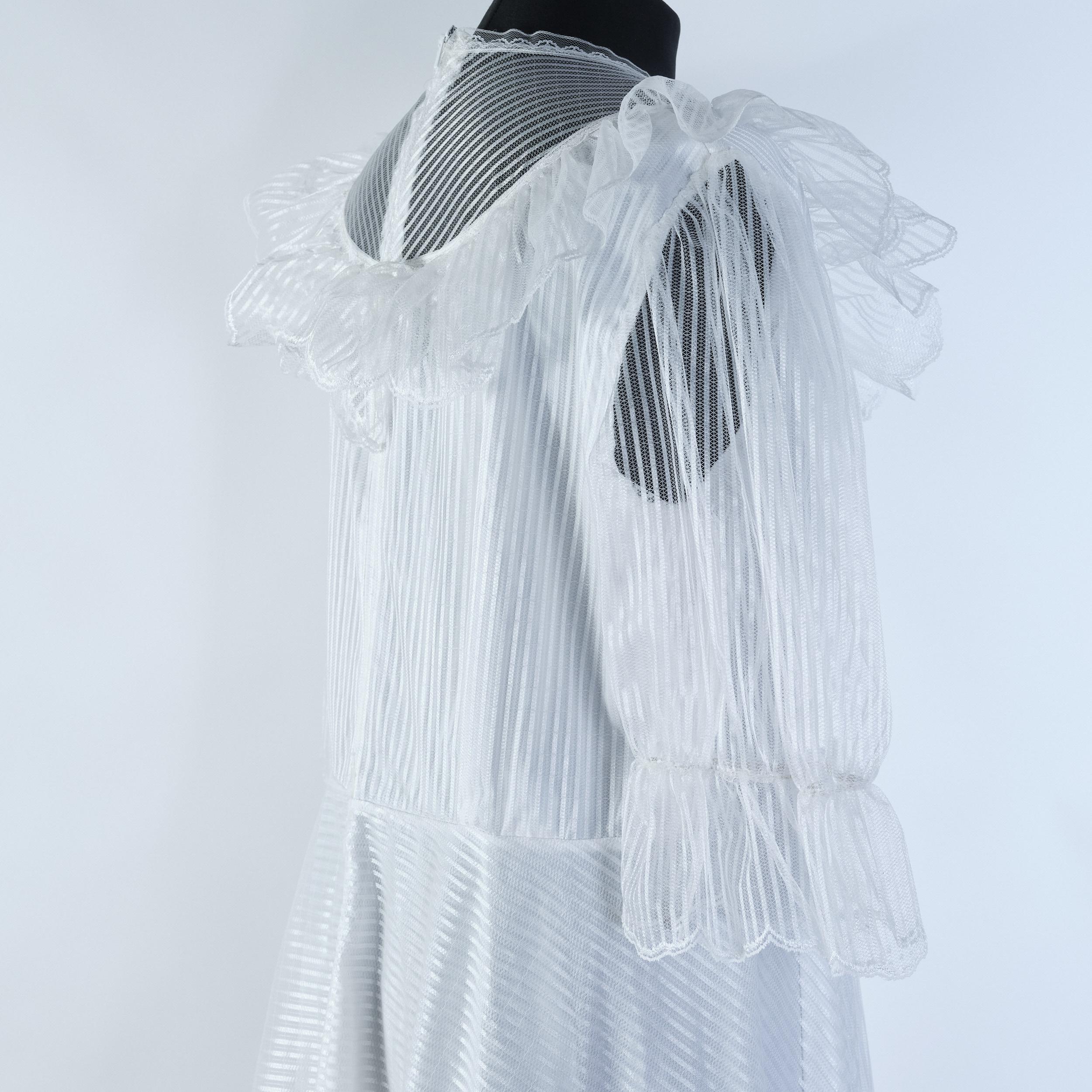 70s Boho Wedding Dress: Danish Vintage Lace Bridal Gown - Etsy