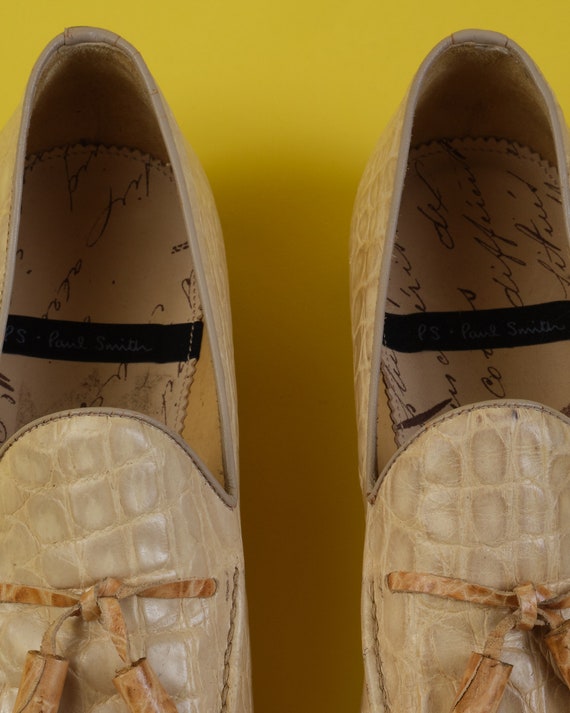 2000s Paul Smith Tassel Loafers, Vintage Italian hand… - Gem