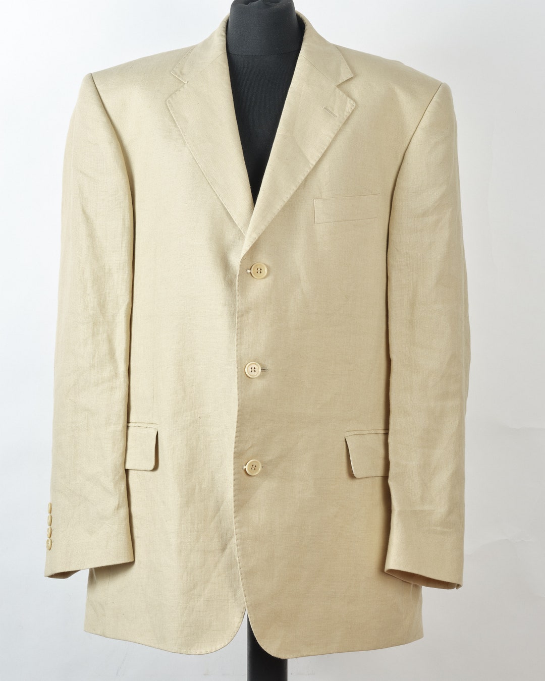 2000s Solbiati Linen Classic Blazer by Magee. Y2k Men's Sports Classic ...
