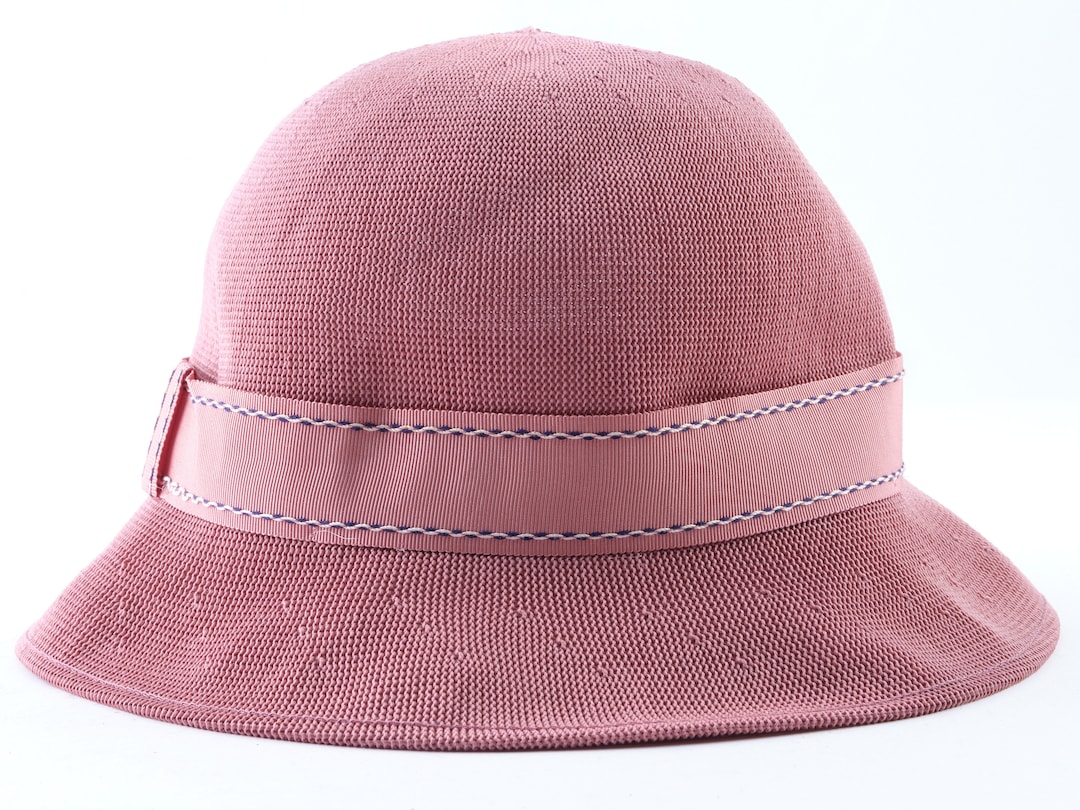 70s Kangol Crochet Bucket Hat. Vintage Pink Legendary Bucket Hat With ...