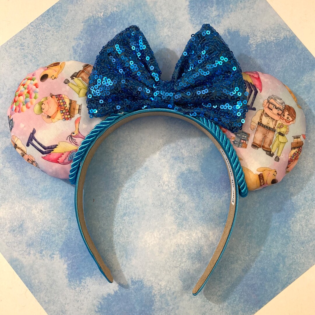 Hand Made Carl and Ellie, Russel and Dug up Mouse Ear Headband - Etsy