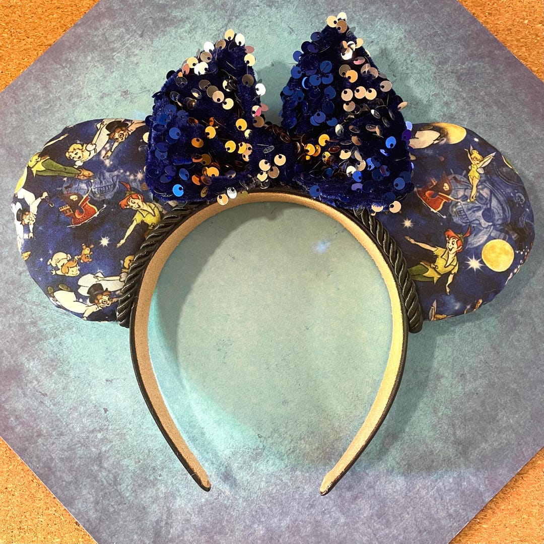 Hand Made Custom Peter Pan Mouse Ears Headband - Etsy