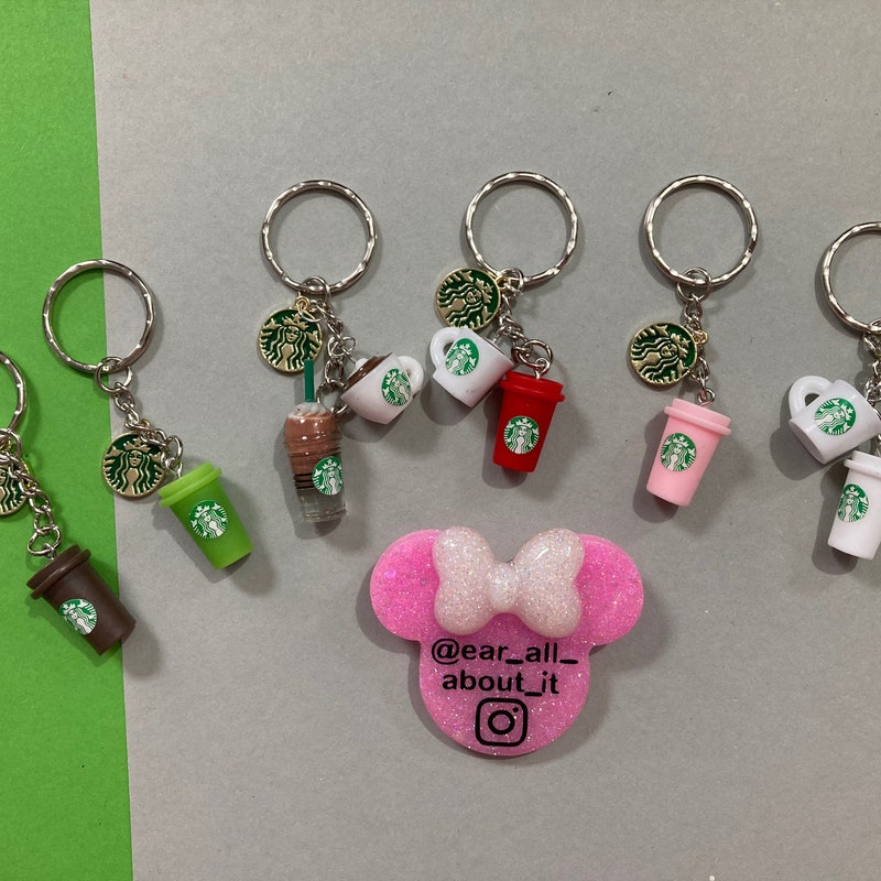 Starbucks Keychain - Etsy