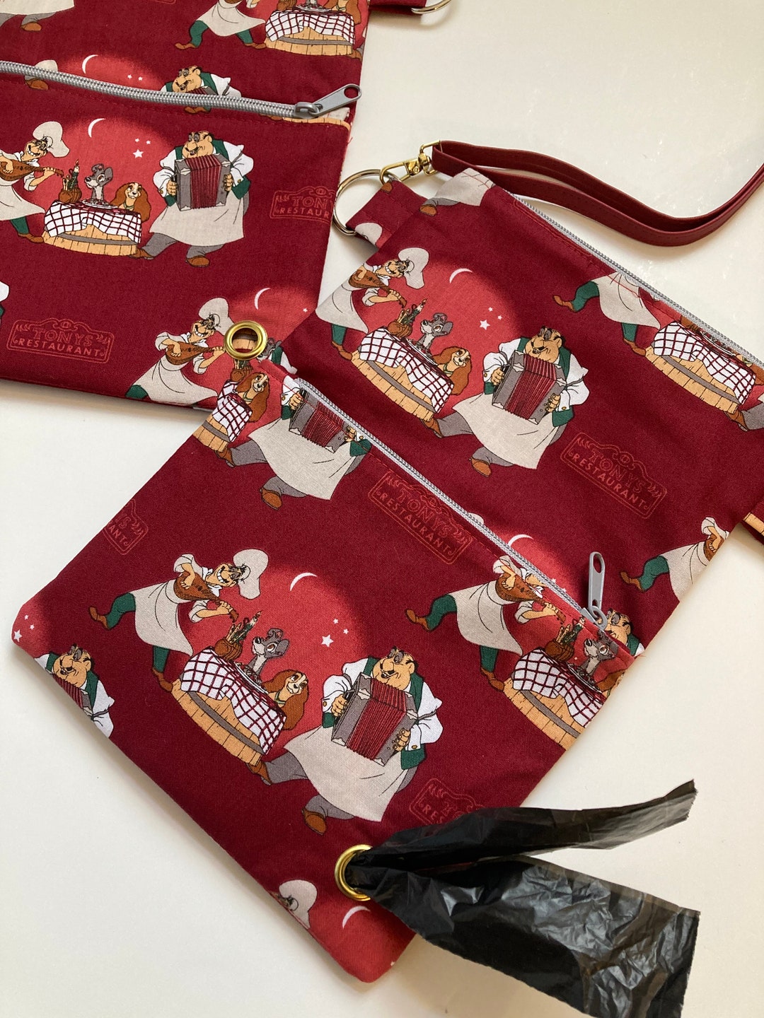 Hand Made Lady and the Tramp Across Body Bag - Etsy