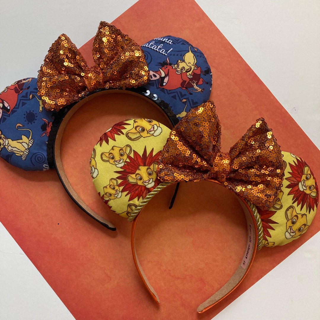 Custom Handmade Lion King Themed Mouse Ears Headband - Etsy