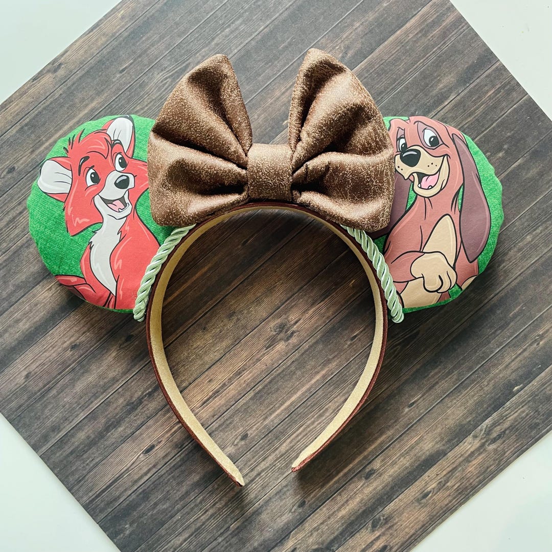 Custom Hand Made Fox and the Hound, Copper and Todd Mouse Ears Headband - Etsy
