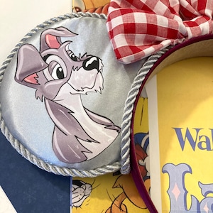 Hand Made Lady and the Tramp Mouse Ears Headband - Etsy