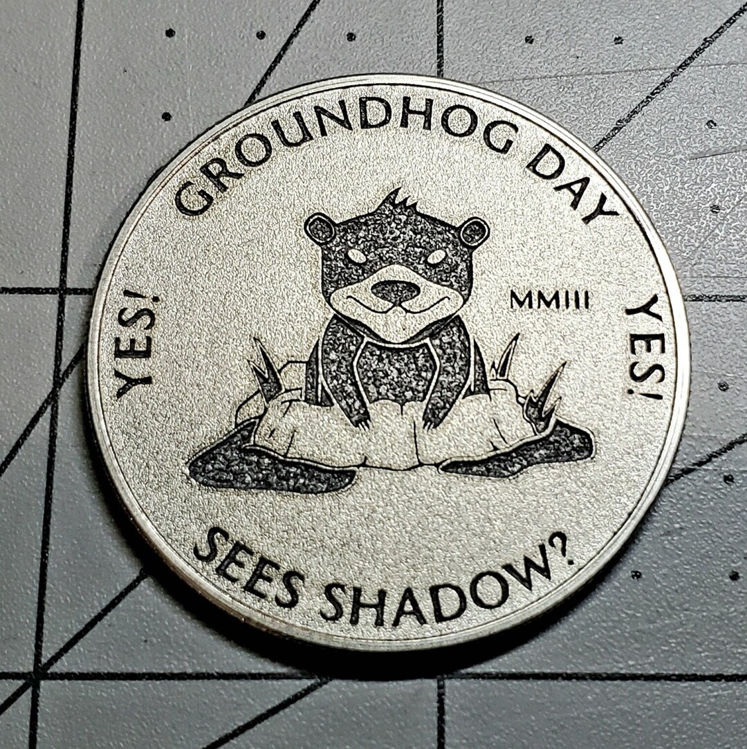 Groundhog Day Flip/decision Coin - Etsy