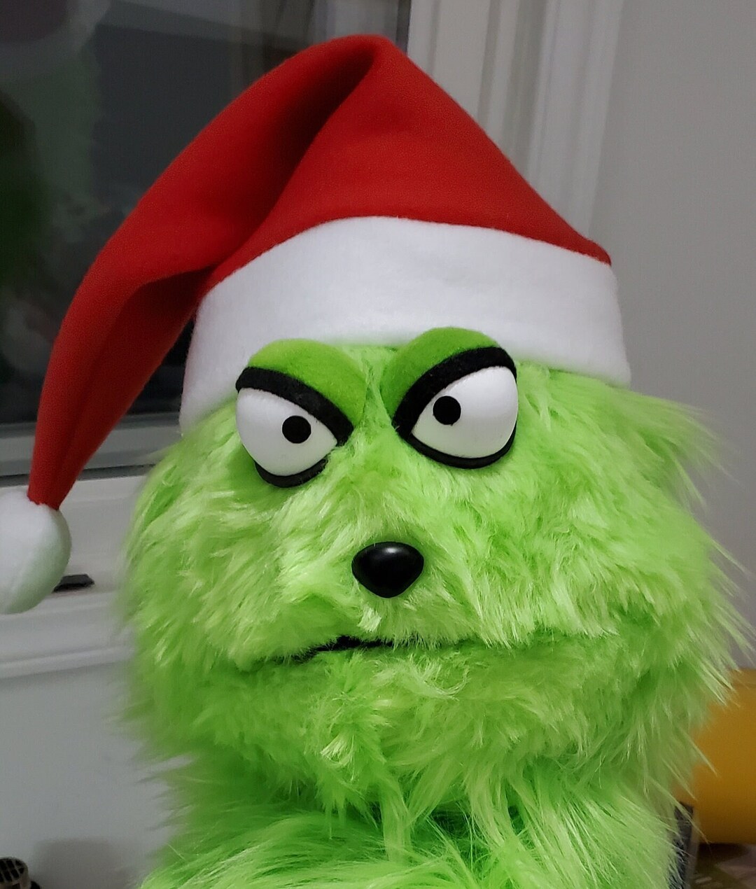 The Grinch Muppet Style Professional Rod Puppet - Etsy