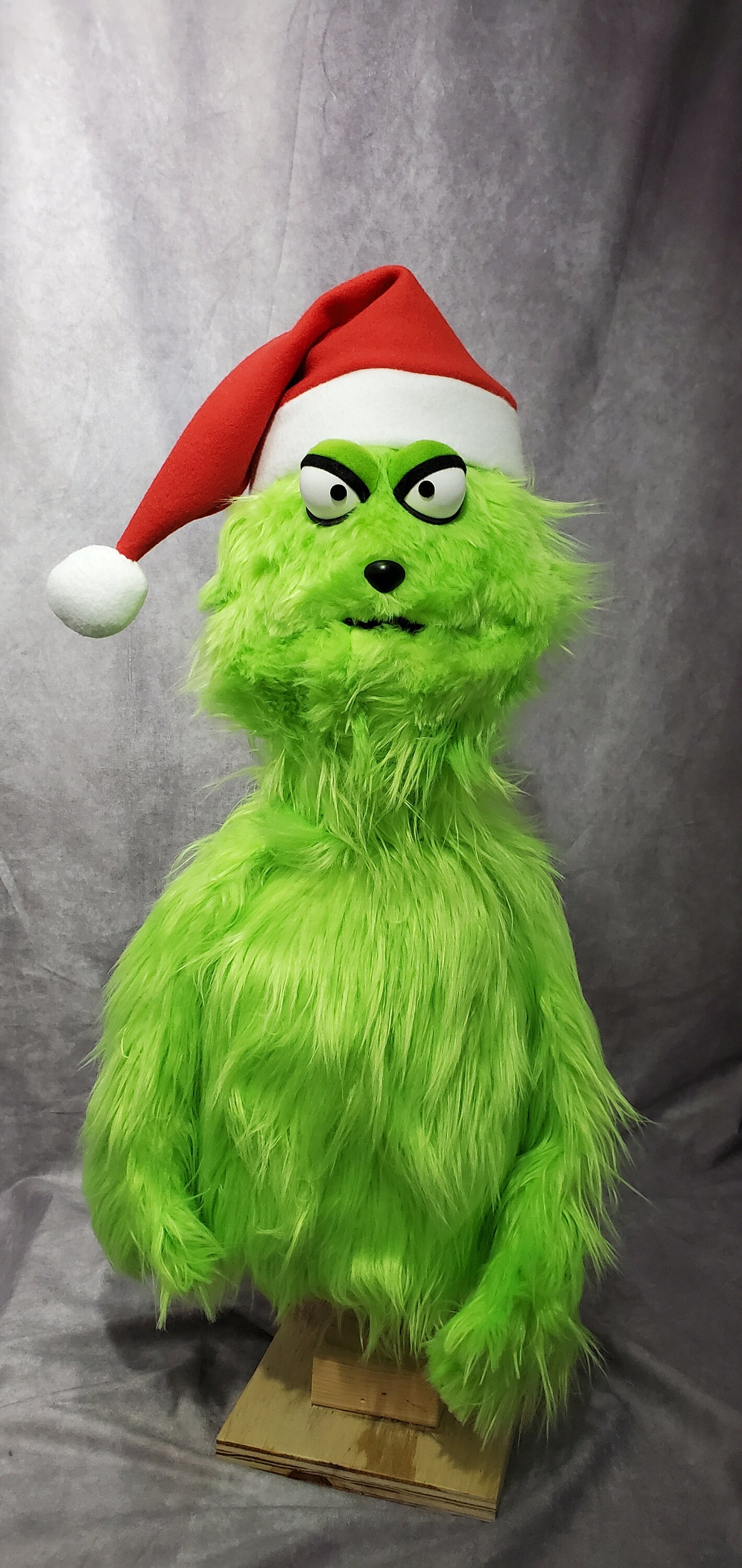 The Grinch Muppet Style Professional Rod Puppet - Etsy