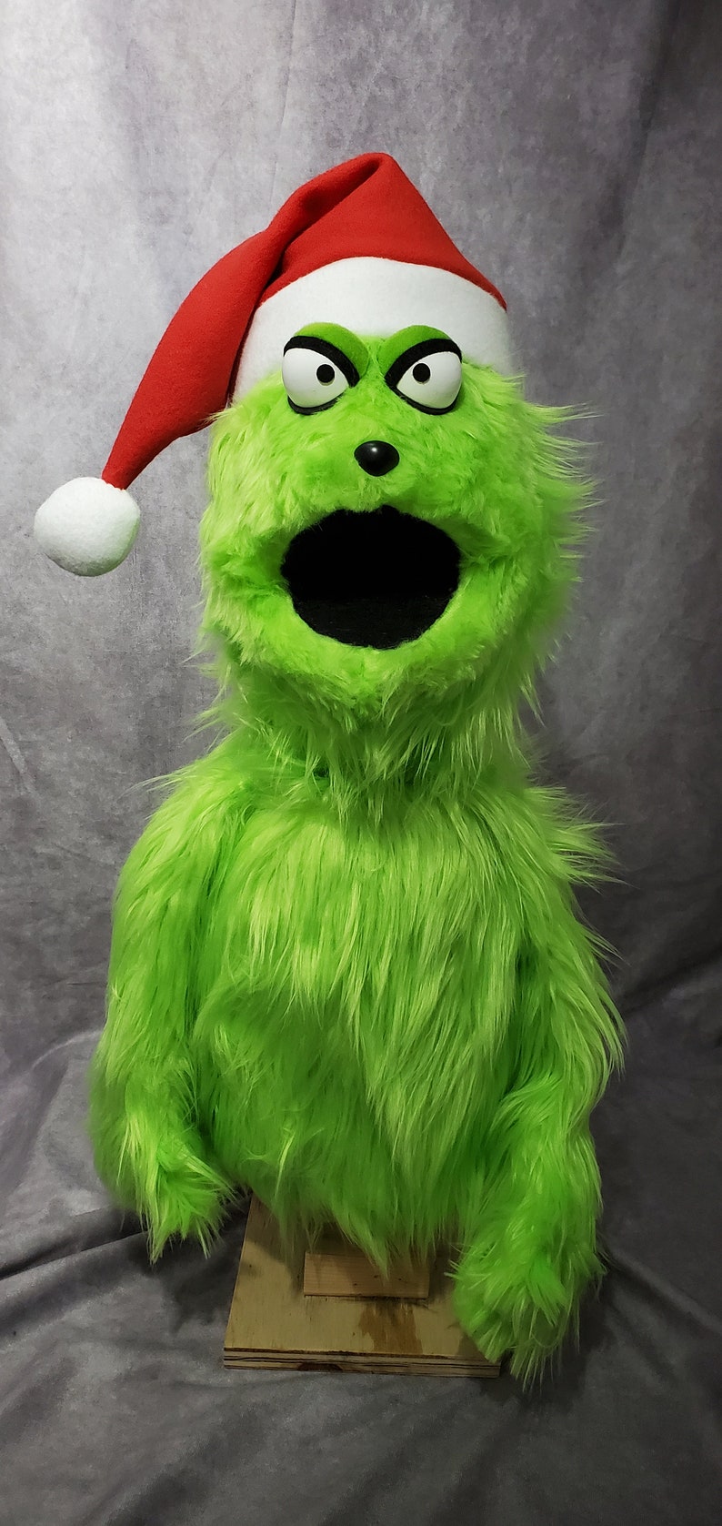 The Grinch Muppet Style Professional Rod Puppet - Etsy