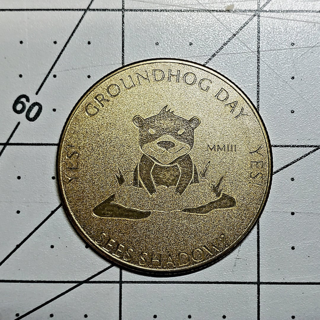 Groundhog Day Flip/decision Coin - Etsy