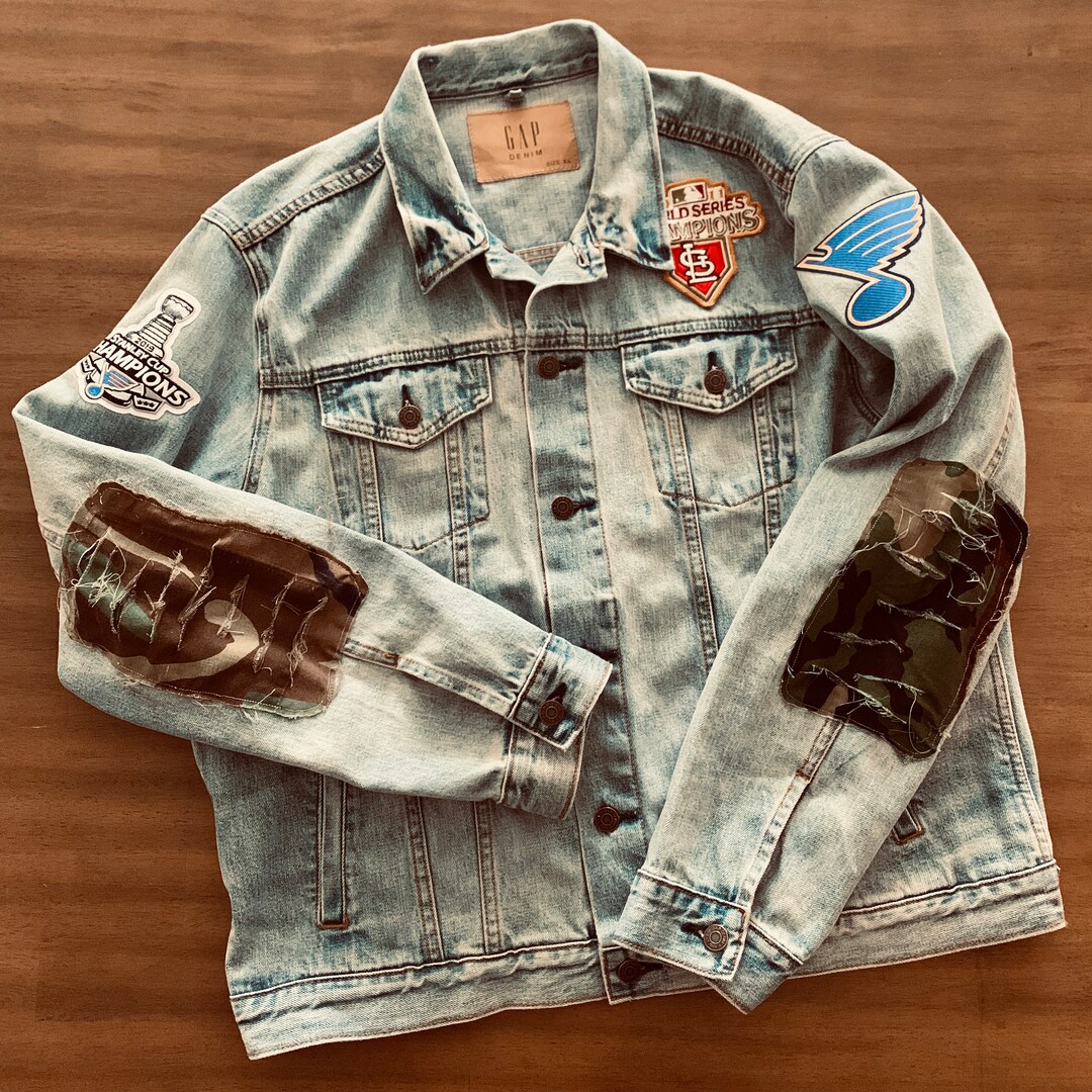 Custom Patched Denim Jacket (example Pictures) - Etsy