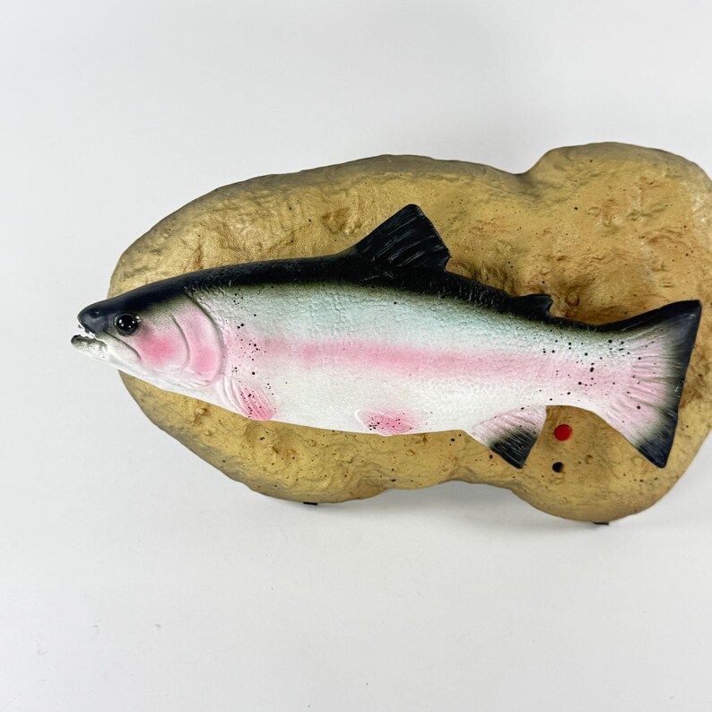 Vintage 1999 Gemmy Travis the Singing Trout Animated Fish Wall Mount ...