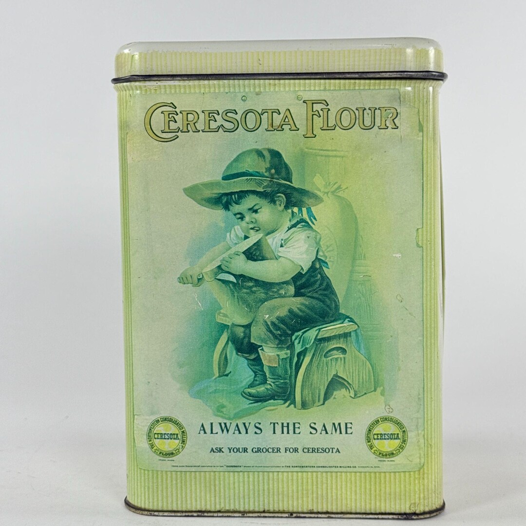 Vintage Empty Ceresota Flour Tin Can Standard Milling Co Kansas City ...