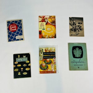 Vintage Collectibles Recipe & Cook Books Lot of 6 Metropolitan ...