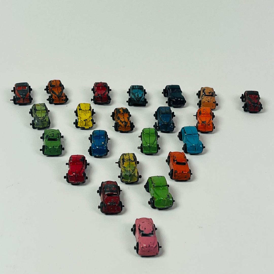 Vintage 24 Barclay Slush Cast Metal Cars W/ Metal Wheels Childhood ...