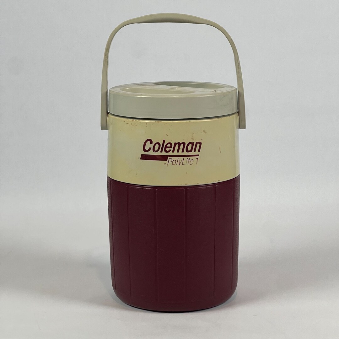 Coleman Polylite 1 Gallon Personal Water Cooler Maroon Jug W/spout 5596 ...