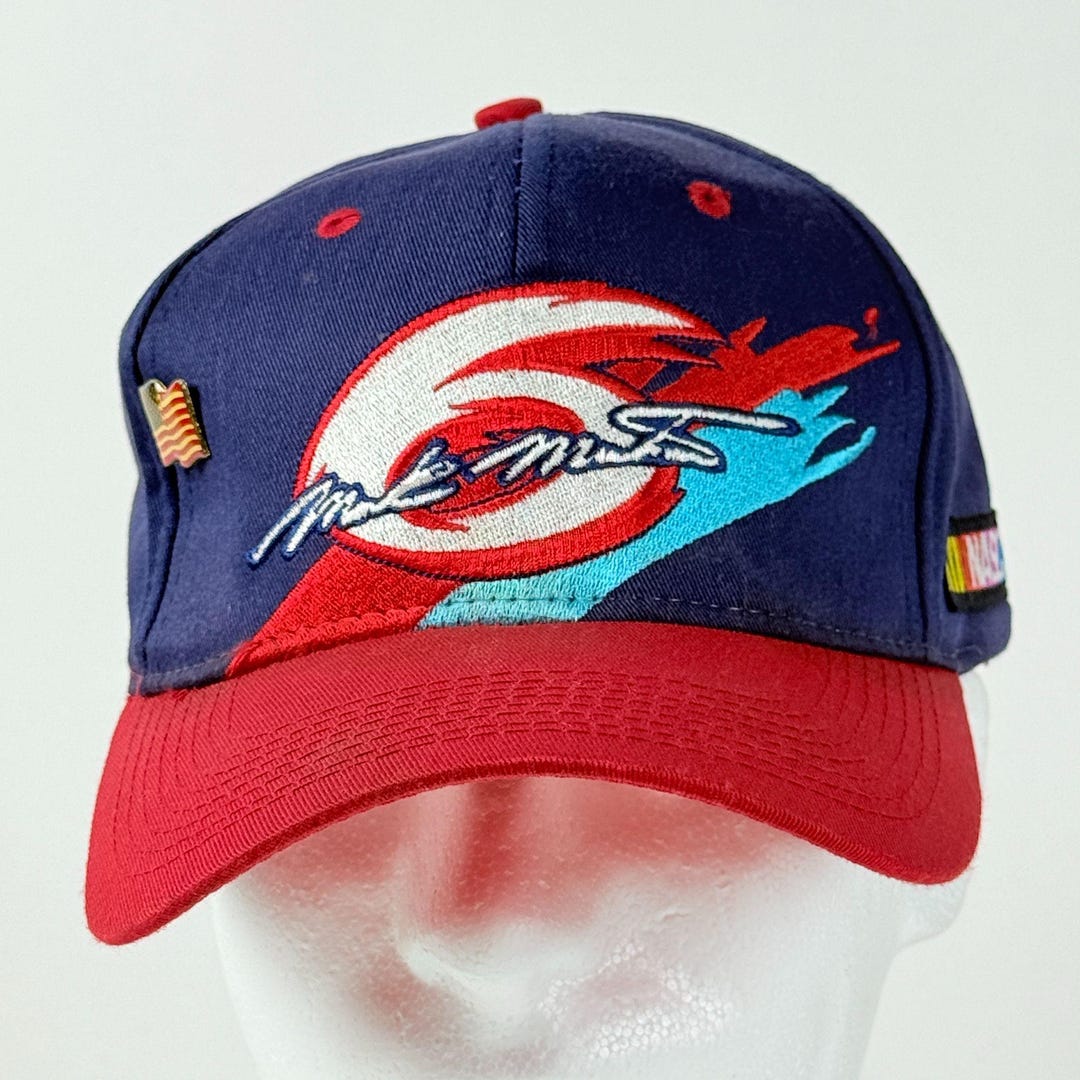 Super Sport NASCAR Valvoline Mark Martin #6 Racing Blue & Red Snapback ...