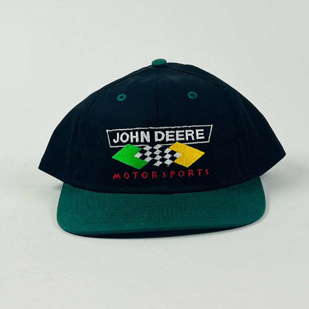 Vintage Regal Headwear John Deere Motorsports Corduroy Snapback Ball ...