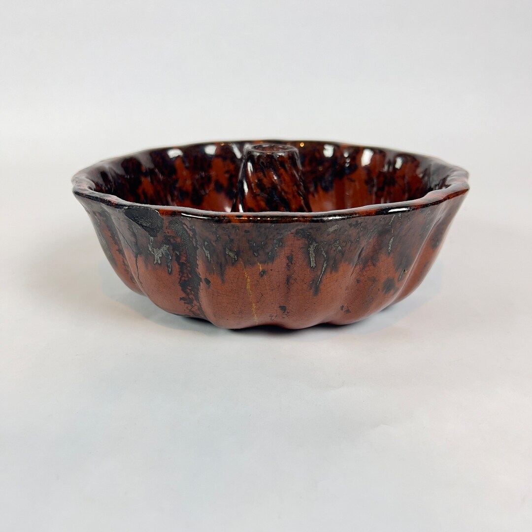 Redware Glazed Pottery Baking Turk Bundt Mold - Etsy