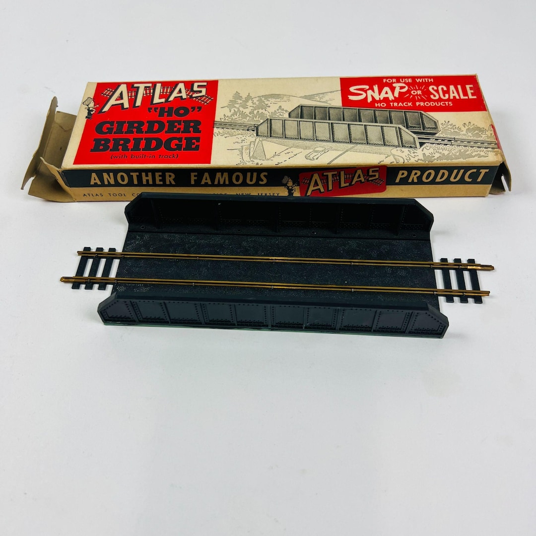 Atlas Snap or Scale HO Girder Bridge With Built-in Track - Etsy