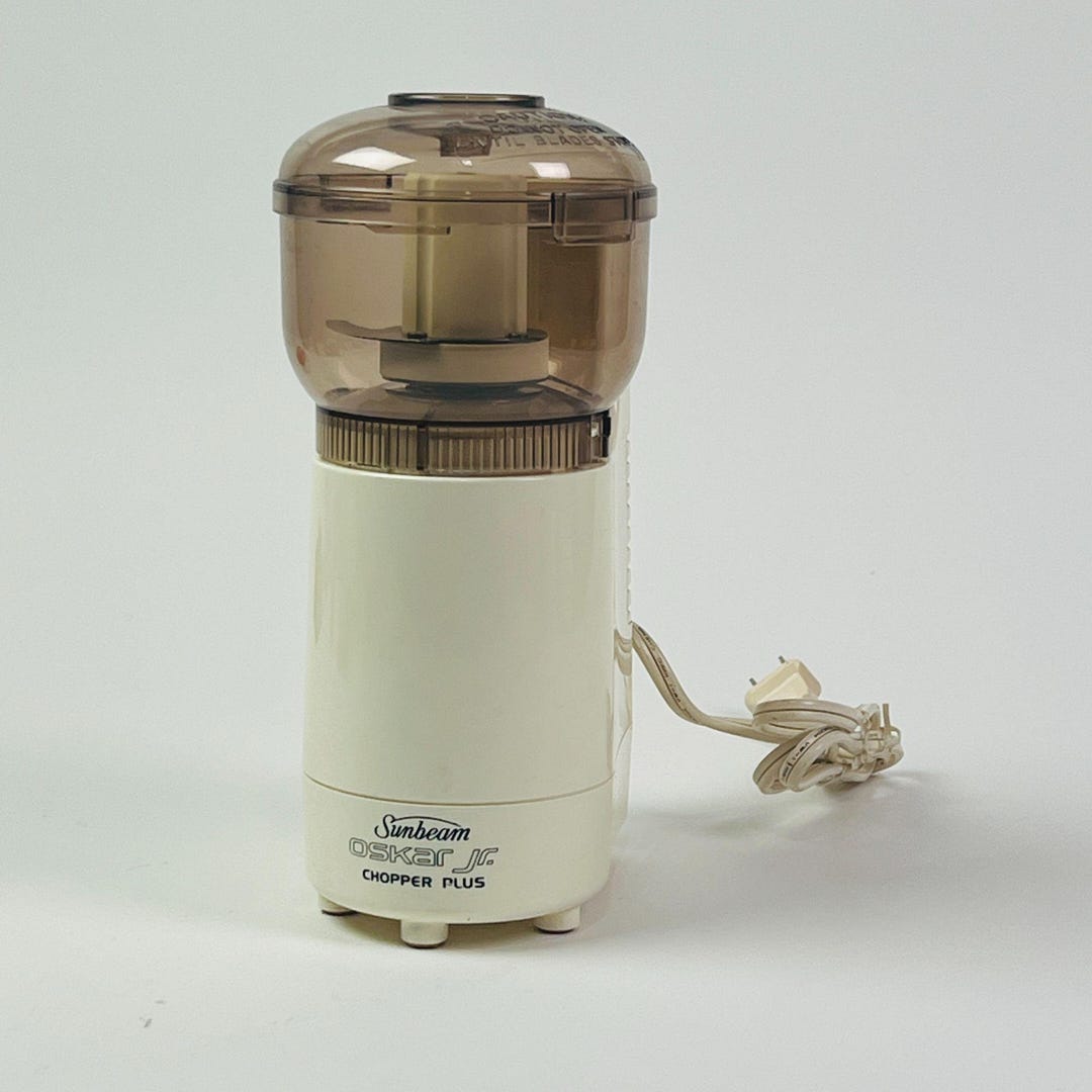 Vintage Sunbeam Oskar Jr. Chopper Plus Food Processor Model 14131 - Etsy