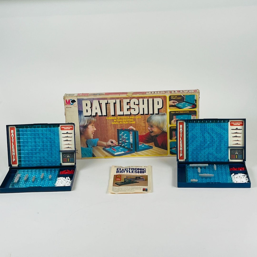 Vintage 1978 Milton Bradley Battleship Game Set - Etsy