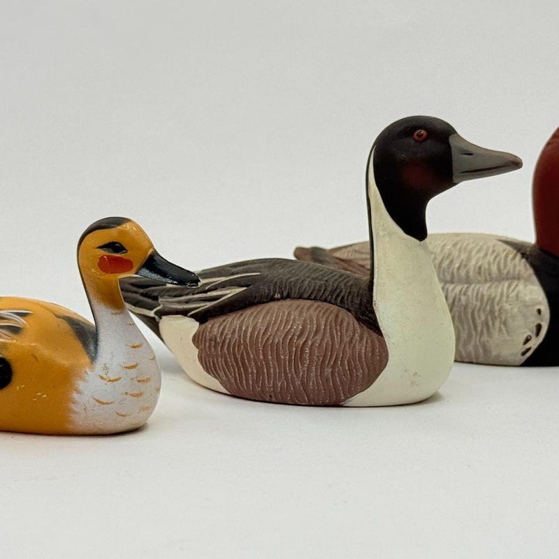 Carved Wood Duck - Etsy
