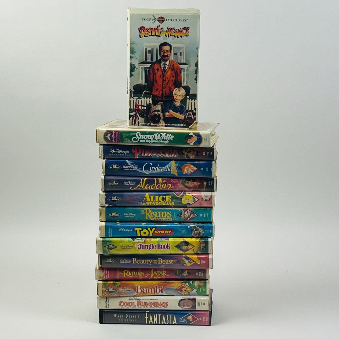 13 Disney 90's VHS Home Video Classics & Dennis the Menace Classic ...