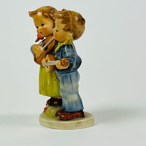 Vintage 1957-63 Hummel Figurine Boy Girl Playing Instruments West ...