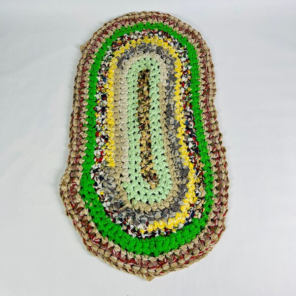 Oval Rag Rug - Etsy